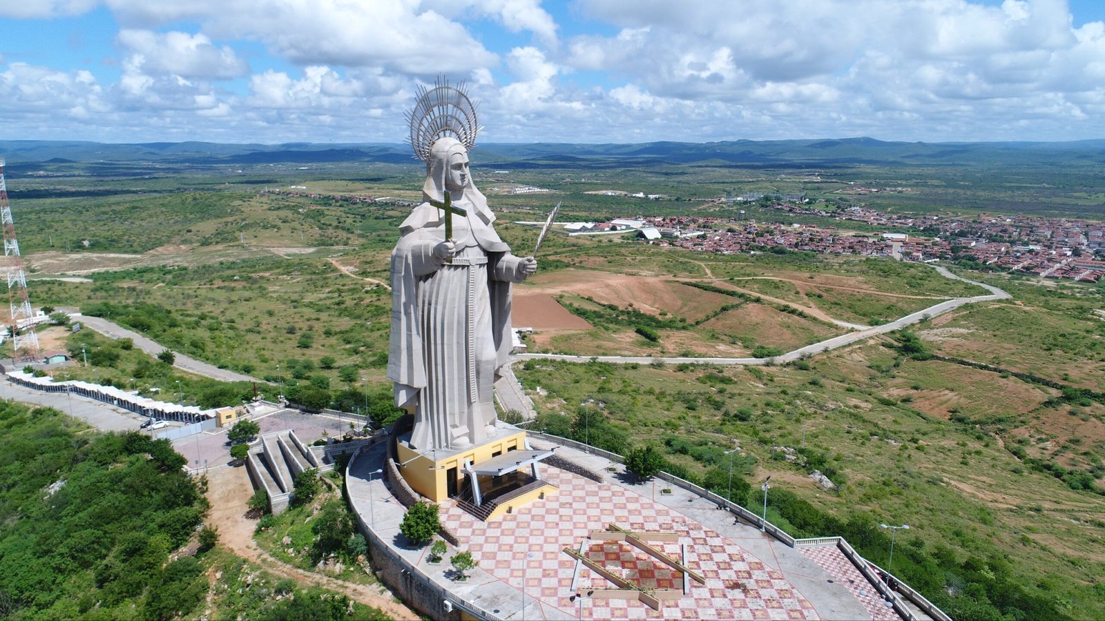 Estátua de Santa Rita é destaque no site do G1 - Blog do Wallace