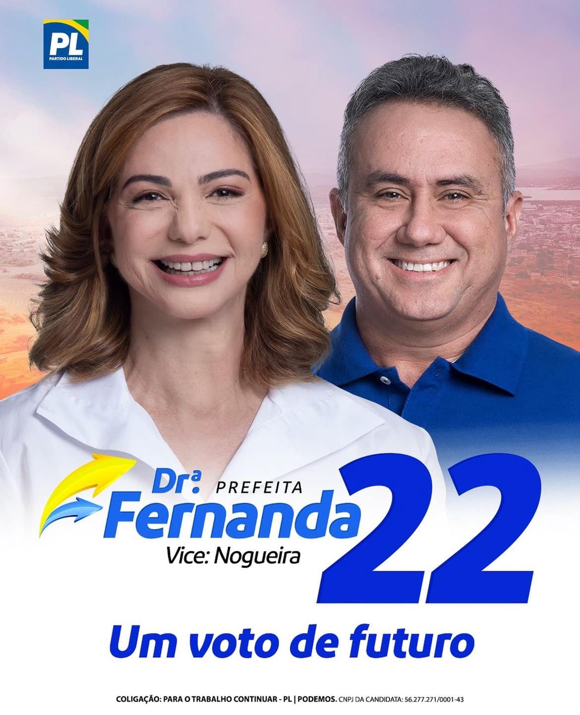Fernanda Costa apresenta seu material de campanha nas redes sociais ...
